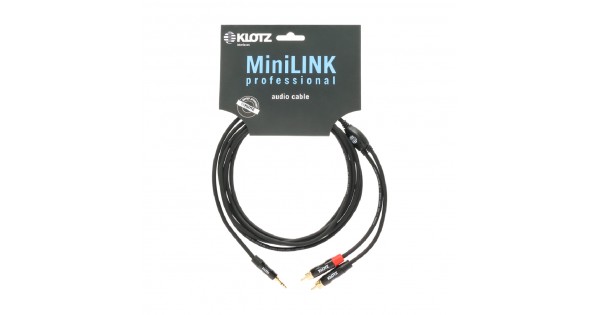 Klotz MiniLink Pro KY7-150 3.5TRS 對 RCA*2 Y型立體聲音源線 1.5m
